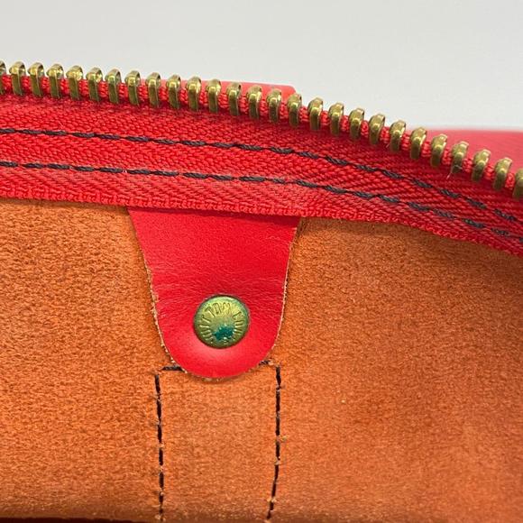 Louis Vuitton | Bags | Louis Vuitton Boston Bag Keepall 5 Castilian Red ...